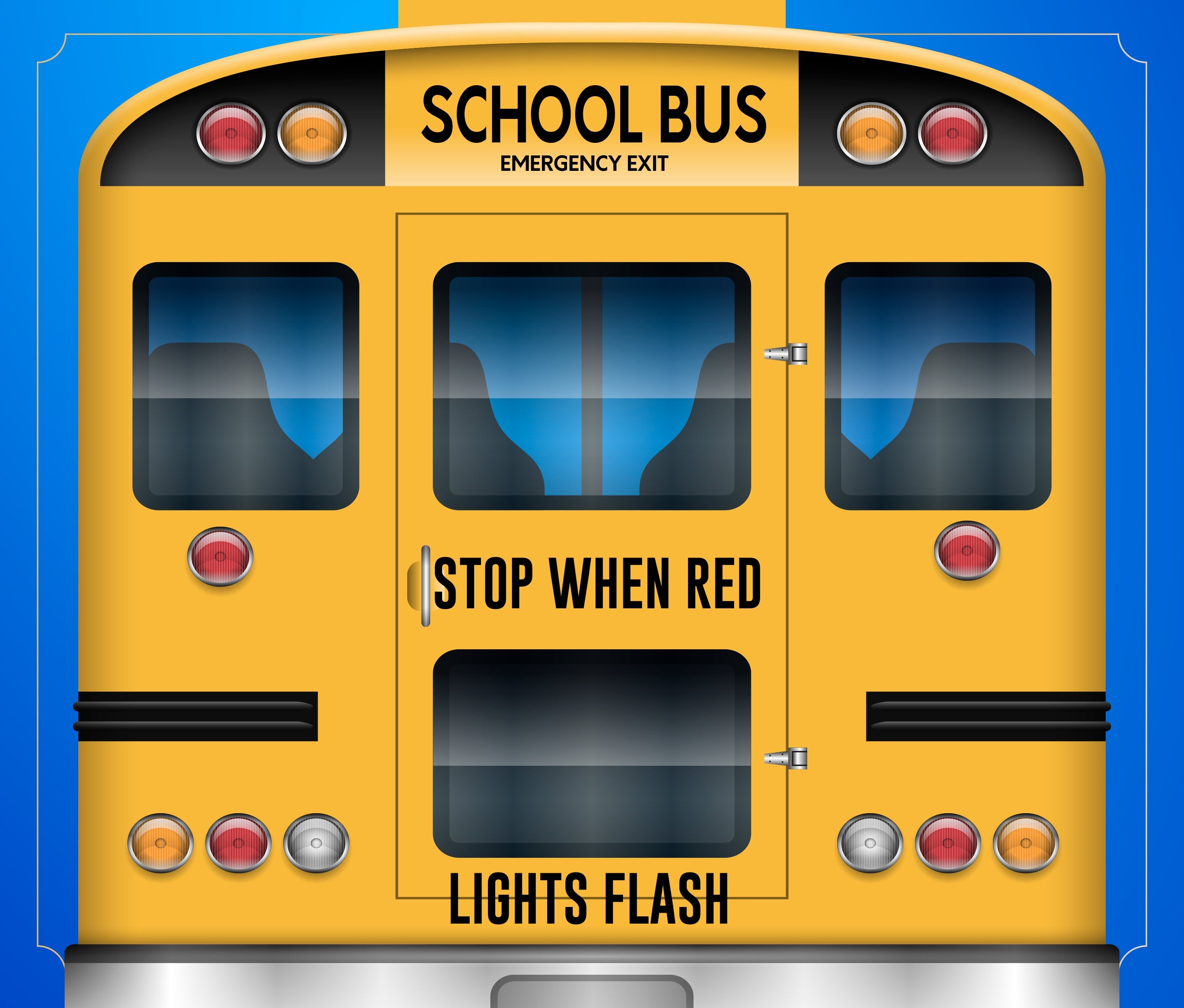 Stop Arm Warning & Caution Signs – Bus Decals